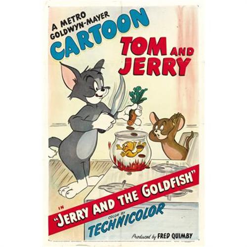 Jerry and the Goldfish (MGM, 1951). One Sheet