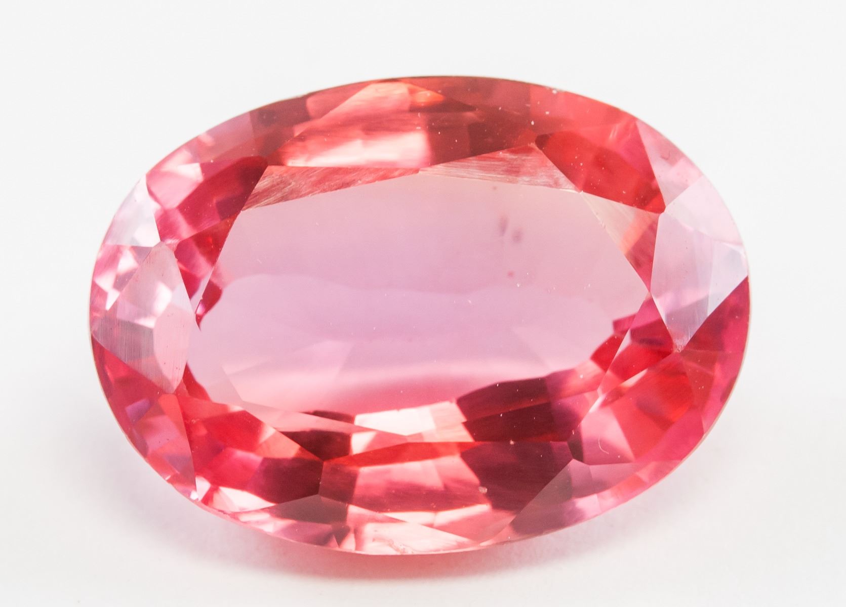 16.40ct Oval Cut Natural Padparadscha Sapphire GGL