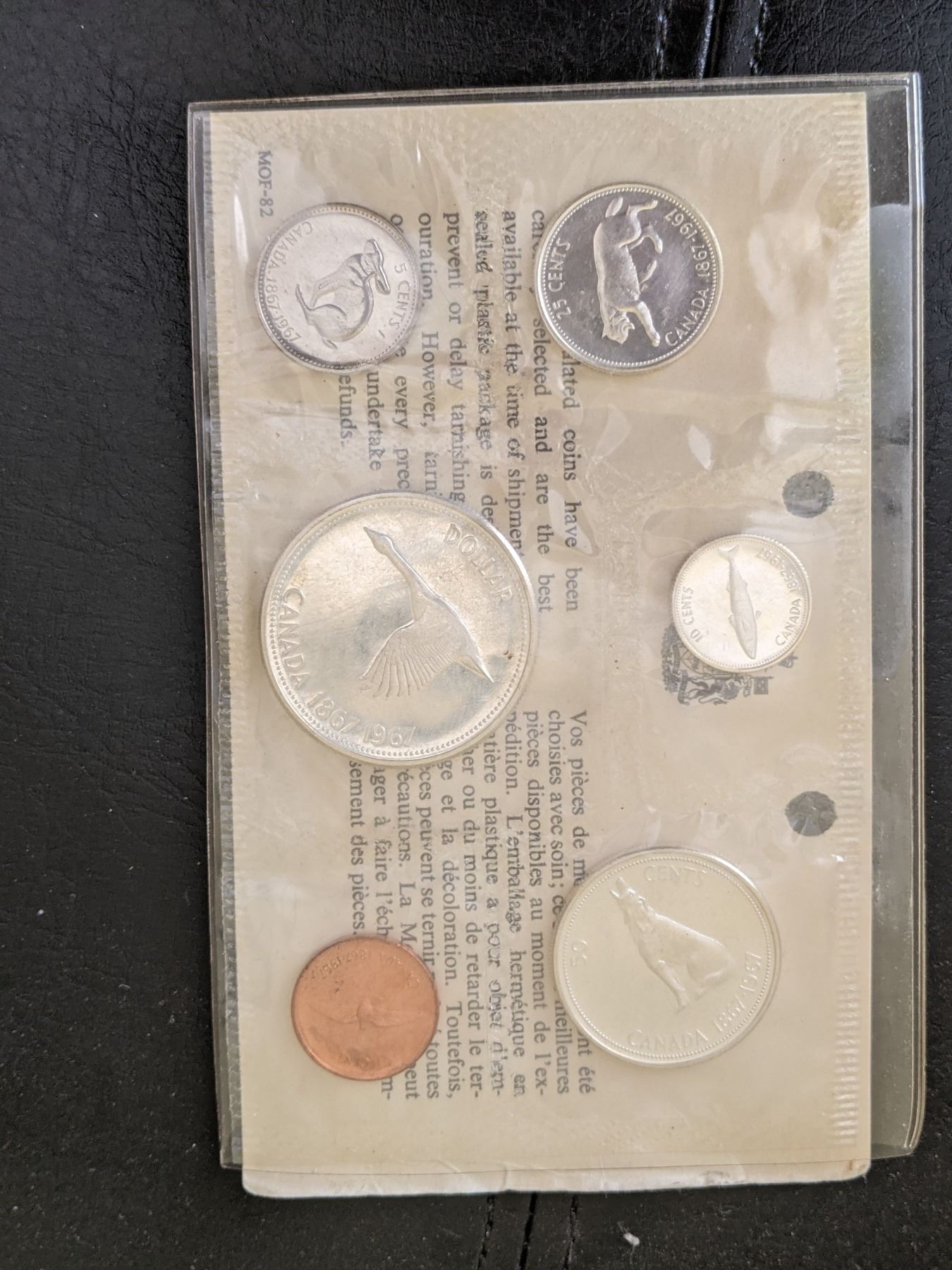 1967 Centennial coin set Canada
