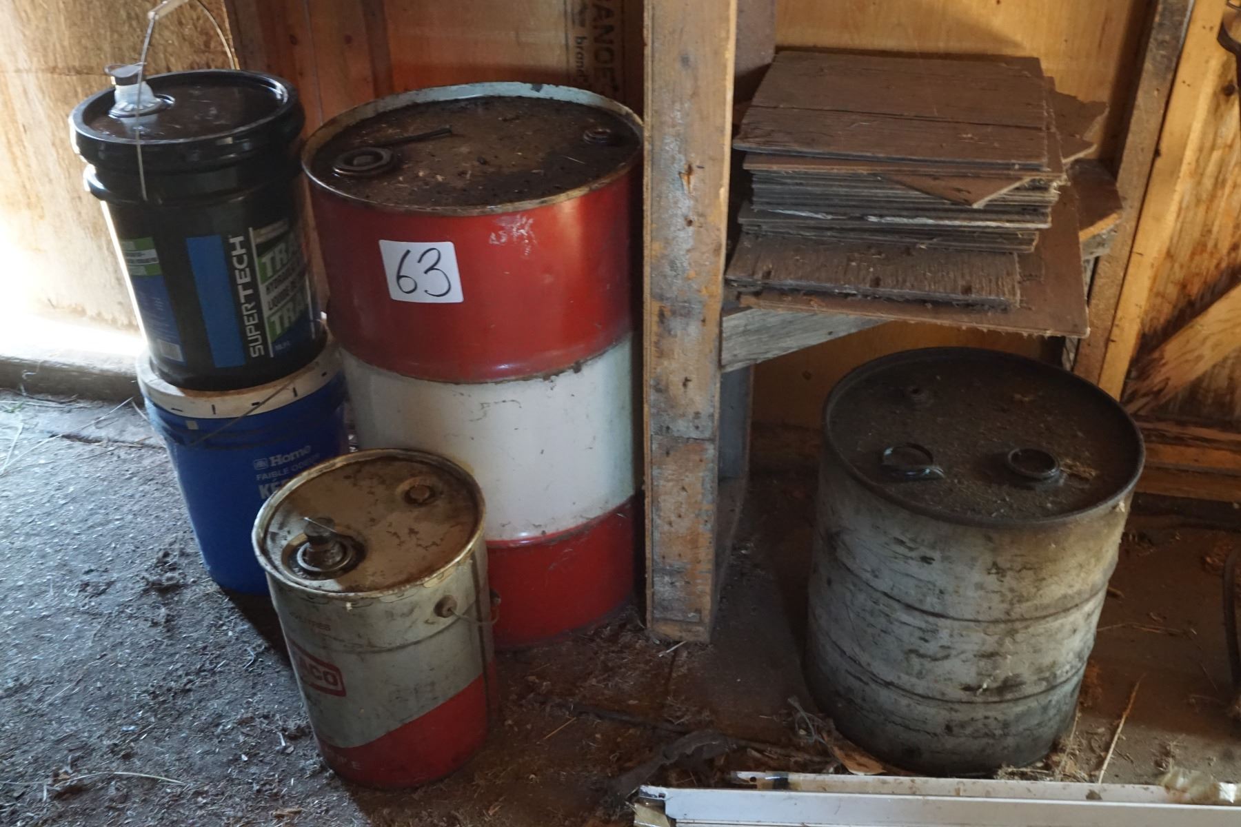 3 Pails & 2 Barrels