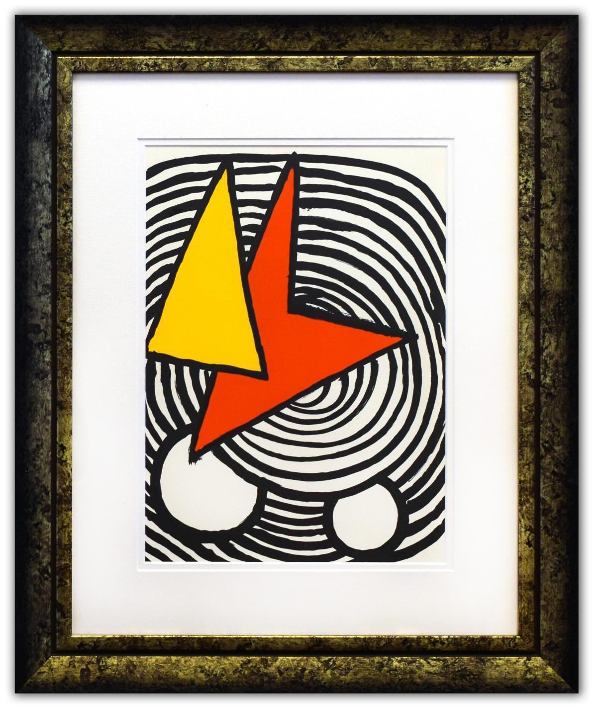 Alexander Calder- Lithograph "DLM201 - Triangle et quadrilatère"