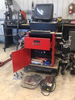 Snap on Wheel alignment system