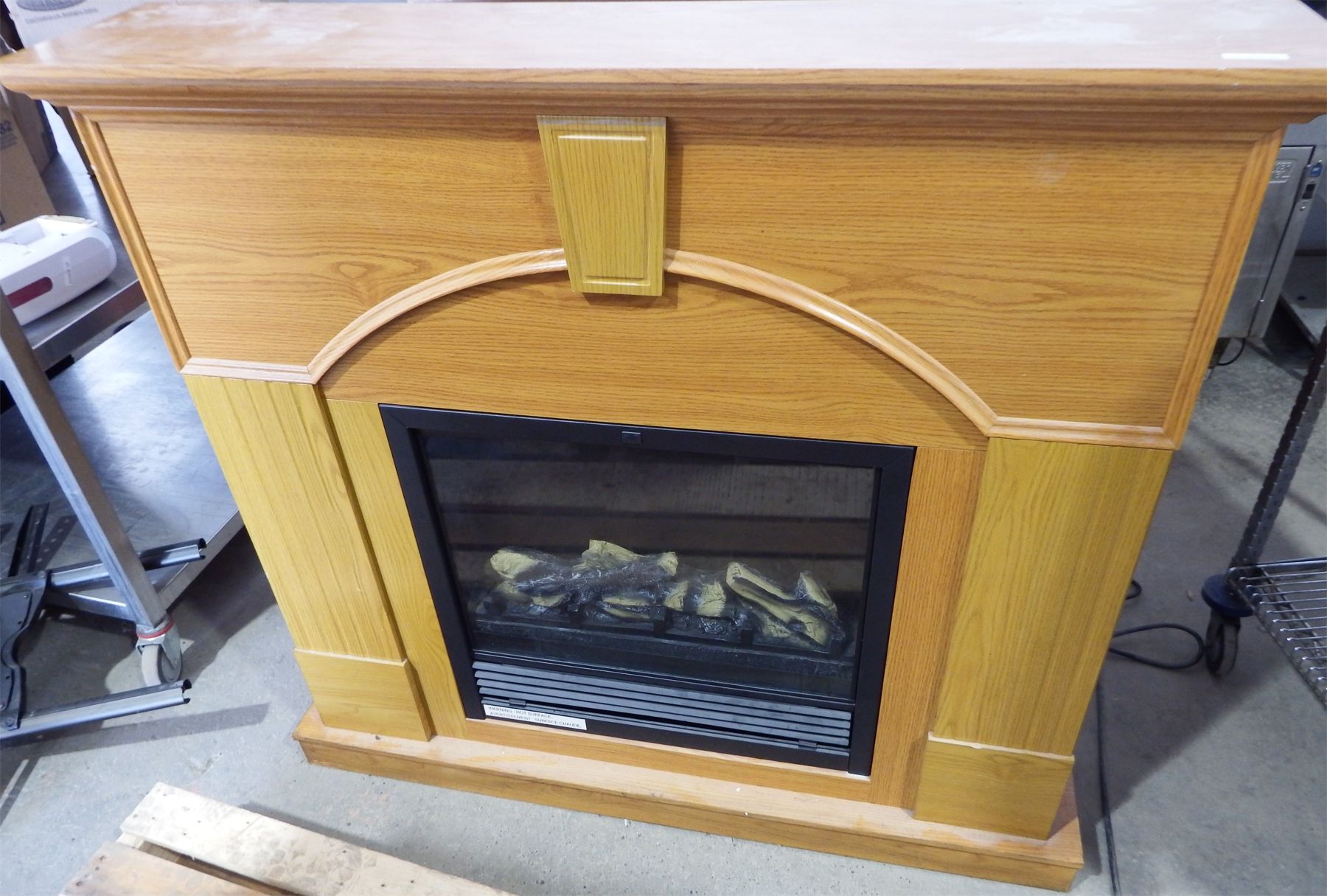 Electric Fireplace Model# NDF-78NR Heat, Light and Fan Work.