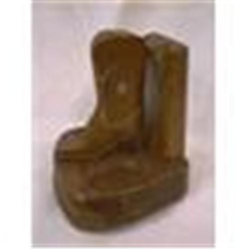 Wooden Boot Pipe and Match Holder #1880263