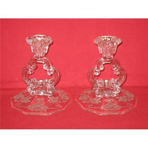 Nice Cambridge Candlesticks(Apple Blossom) #1881481