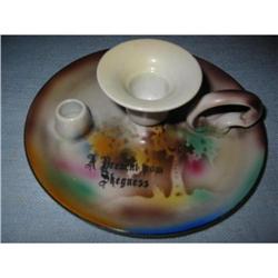 Antique Bavaria porcelain candle holder mkd! #1882102