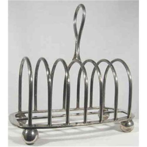 Scottish Toast Rack c1900 Silver Plate #1882461