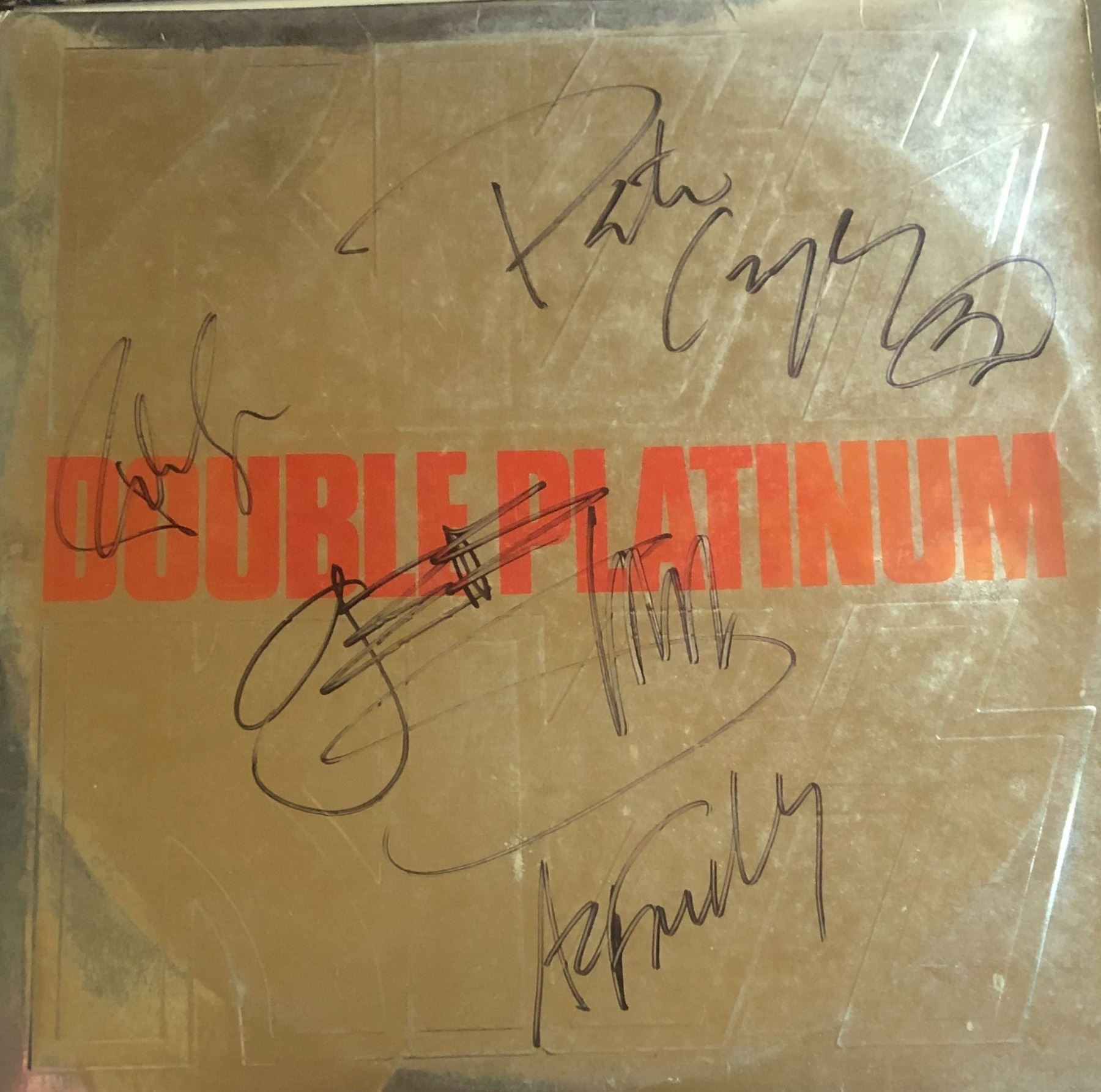 KISS Autographed Album