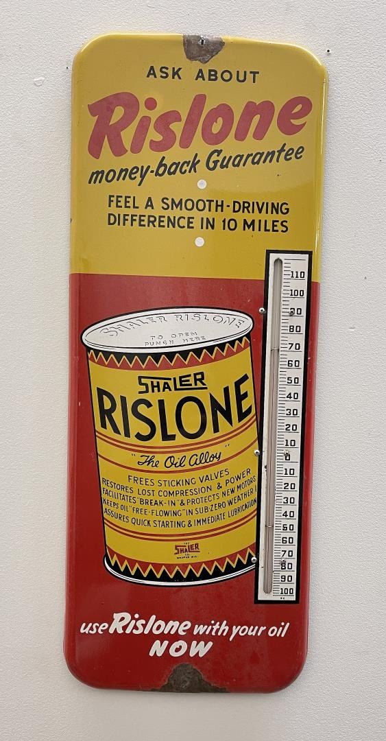 Shaler Rislone Advertising Thermometer