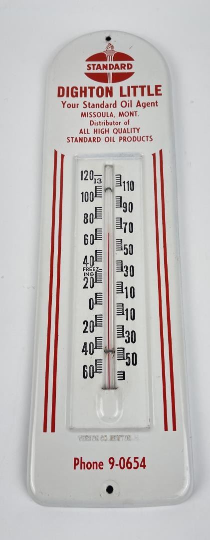 Standard Oil Missoula Montana Thermometer
