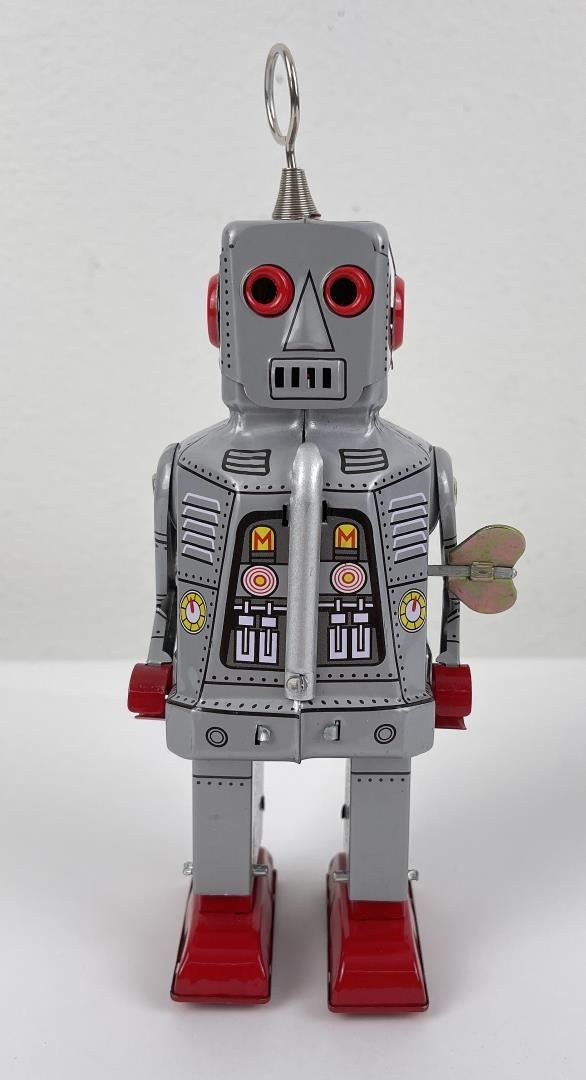 Modern Space Robot Tin Toy Schylling Collection