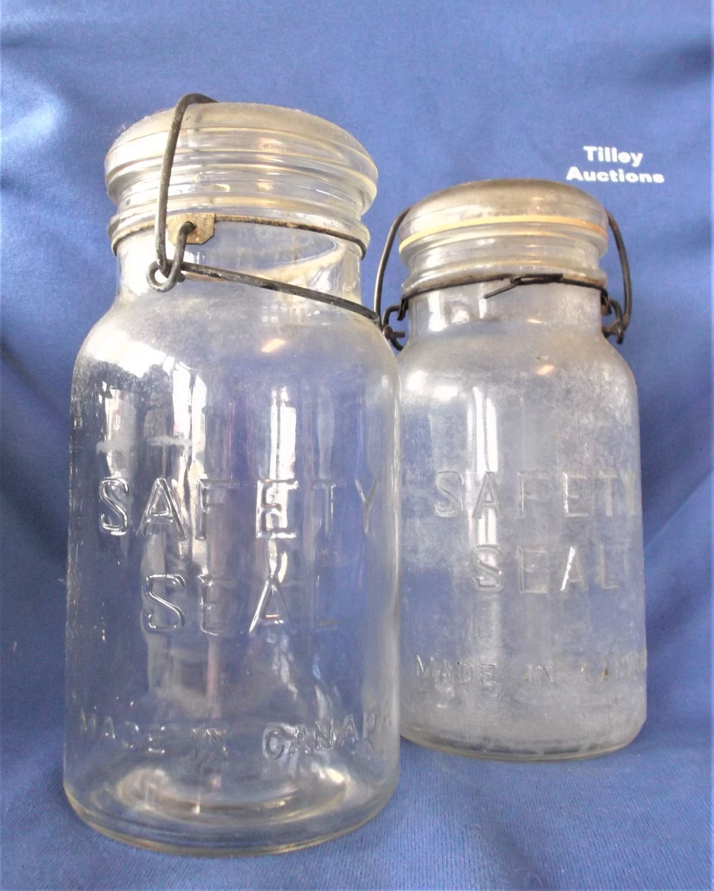 Two Safety Seal Jars - Made in Canada