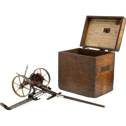 The Adriance Hay Mower Working Salesman Sample