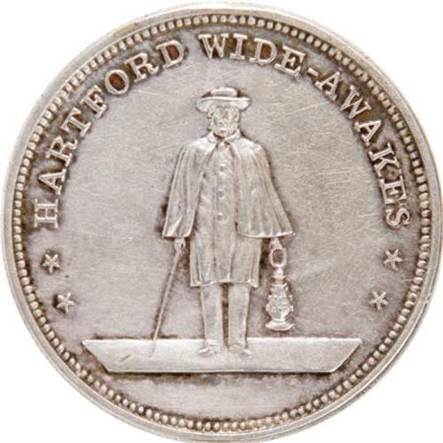 1860 "Hartford Wide-Awakes" Token.