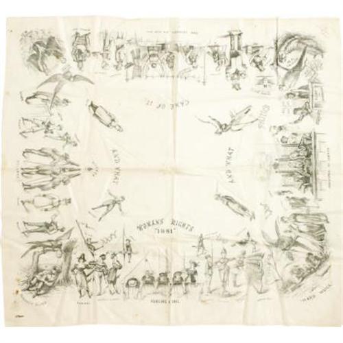 Spectacular "100 Years from Now" Suffrage Cloth