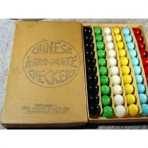 BB Marbles: Akro Chinese Checker Box