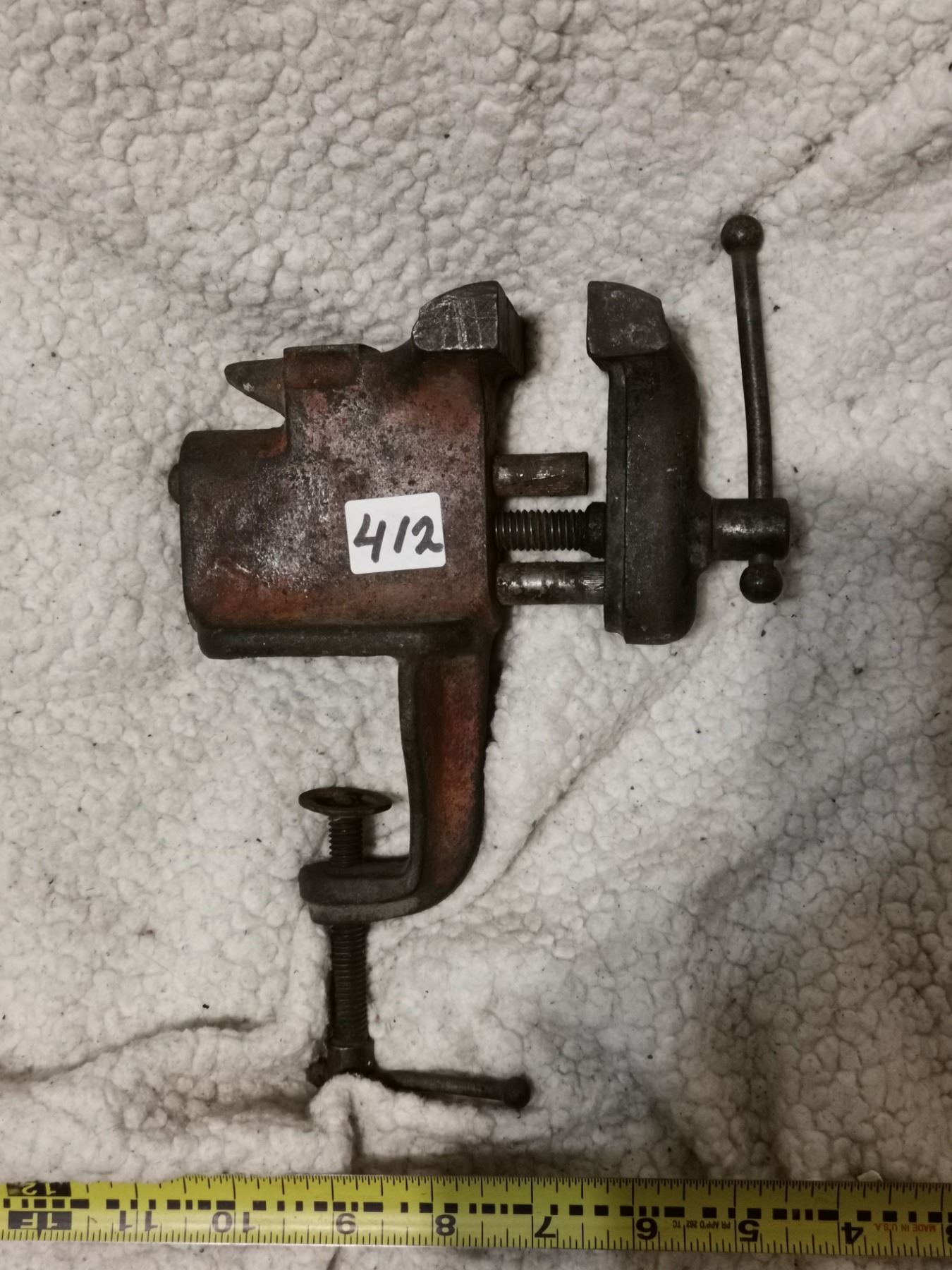 Small Antique Hobby Vice/Anvil