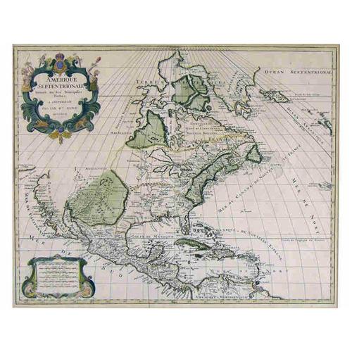 HAND COLOURED MAP