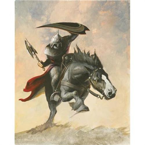 John Bolton - Knight on Horseback Illustration