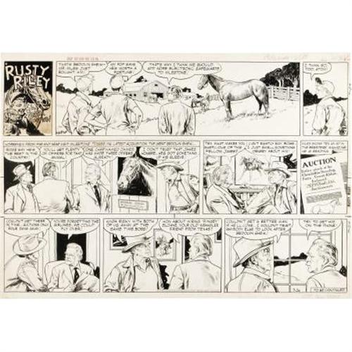 Frank Godwin - Rusty Riley Sunday Comic Strip