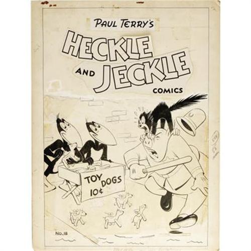 Heckle and Jeckle Comics #18 Cover Original Art