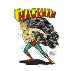 Sheldon Moldoff - Hawkman Sketch Original Art
