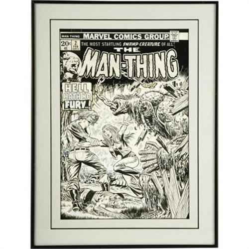 Man-Thing #2 Cover Original Art (1974)