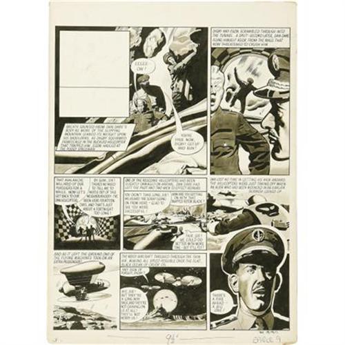 Keith Watson - Eagle Dan Dare Page Art 1963