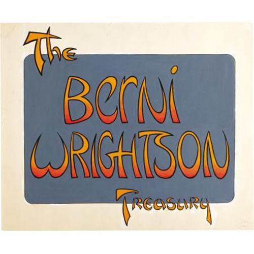 Bernie Wrightson - Hand Painted "Treasury" Logo