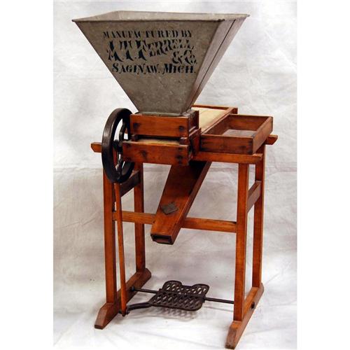 A.T. Ferrell bean sorter w/ stenciling.