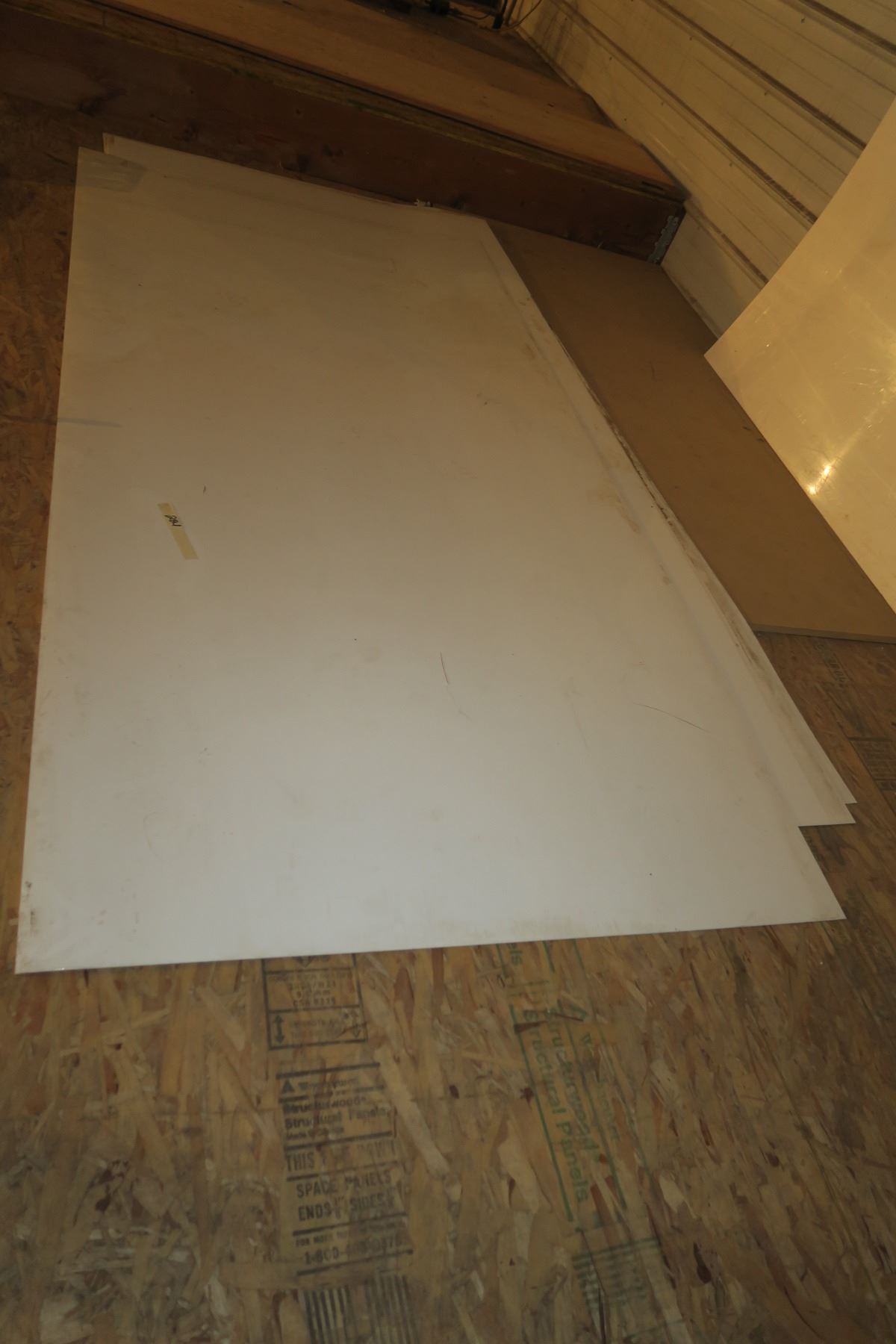 Three 4×8 Puck Board sheets 1/8" - Schmalz Auctions