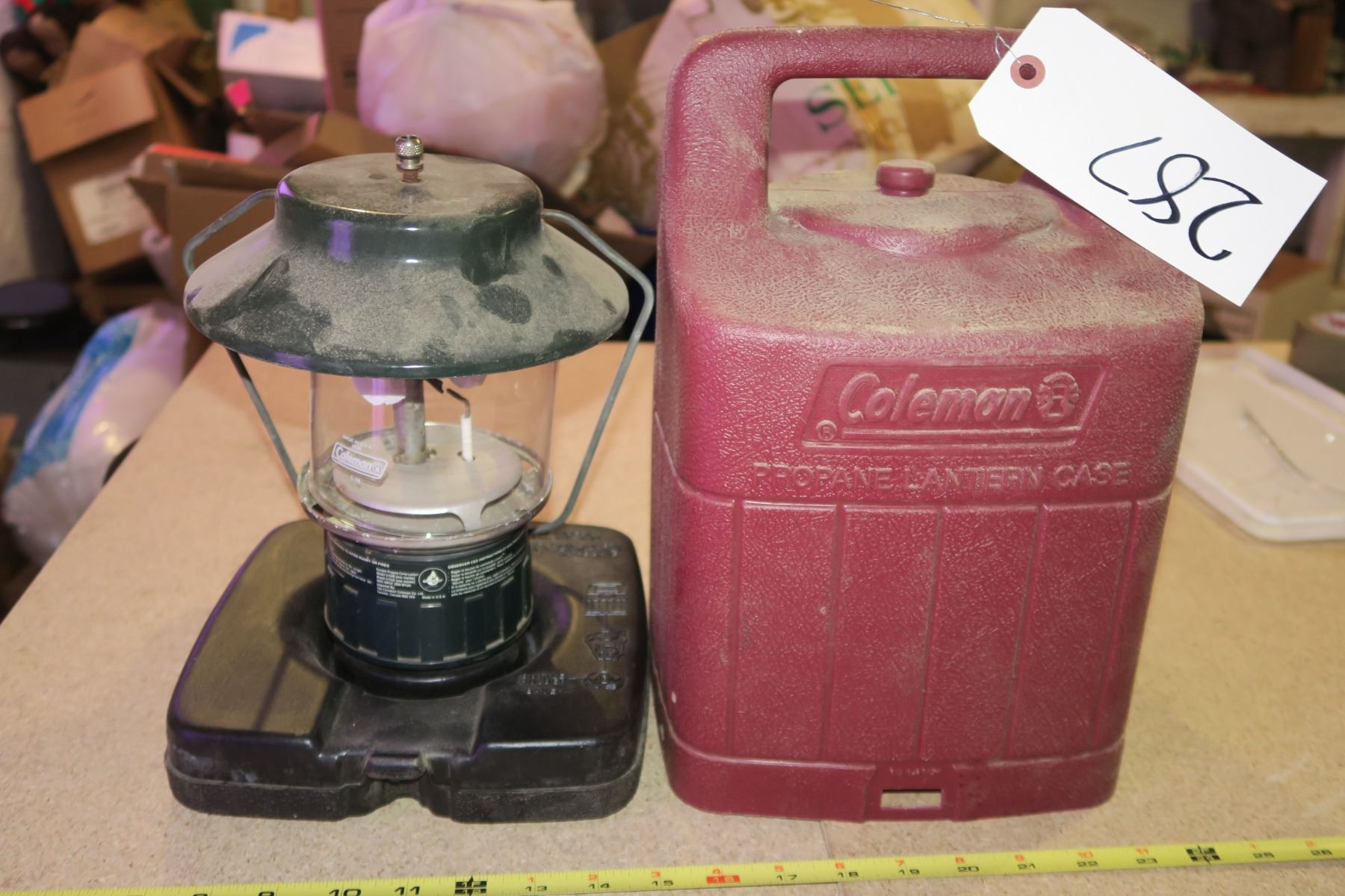 Coleman Propane Lantern + Case - Schmalz Auctions