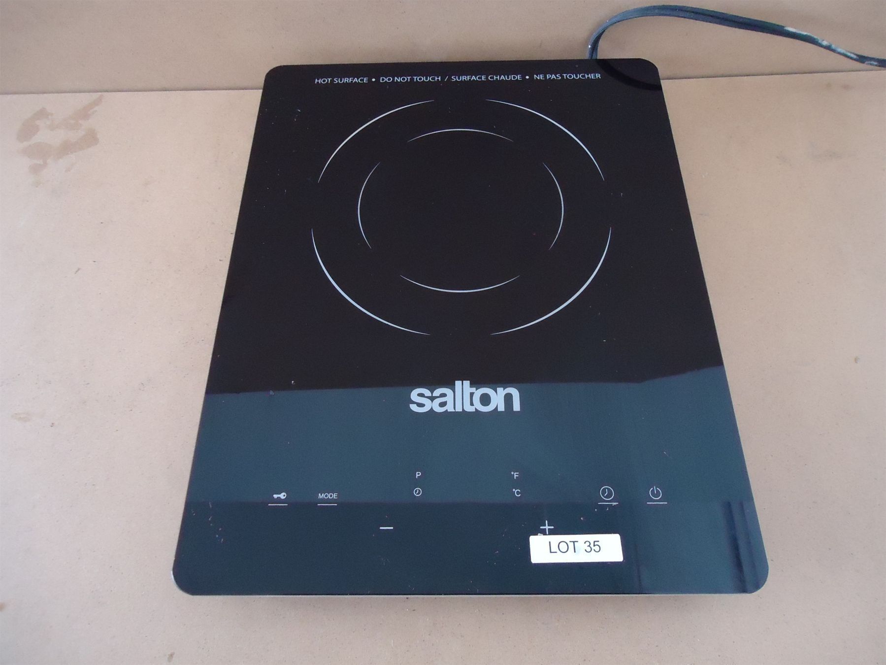 Salton 1500W Portable Induction Cooktop