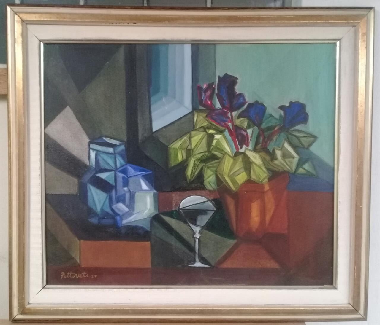 Cubist Master E. Pettoruti - Oil canvas / Signed