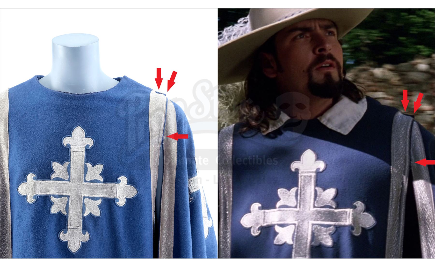 Lot # 379: THE THREE MUSKETEERS (1993) - Aramis' (Charlie Sheen) Screen ...