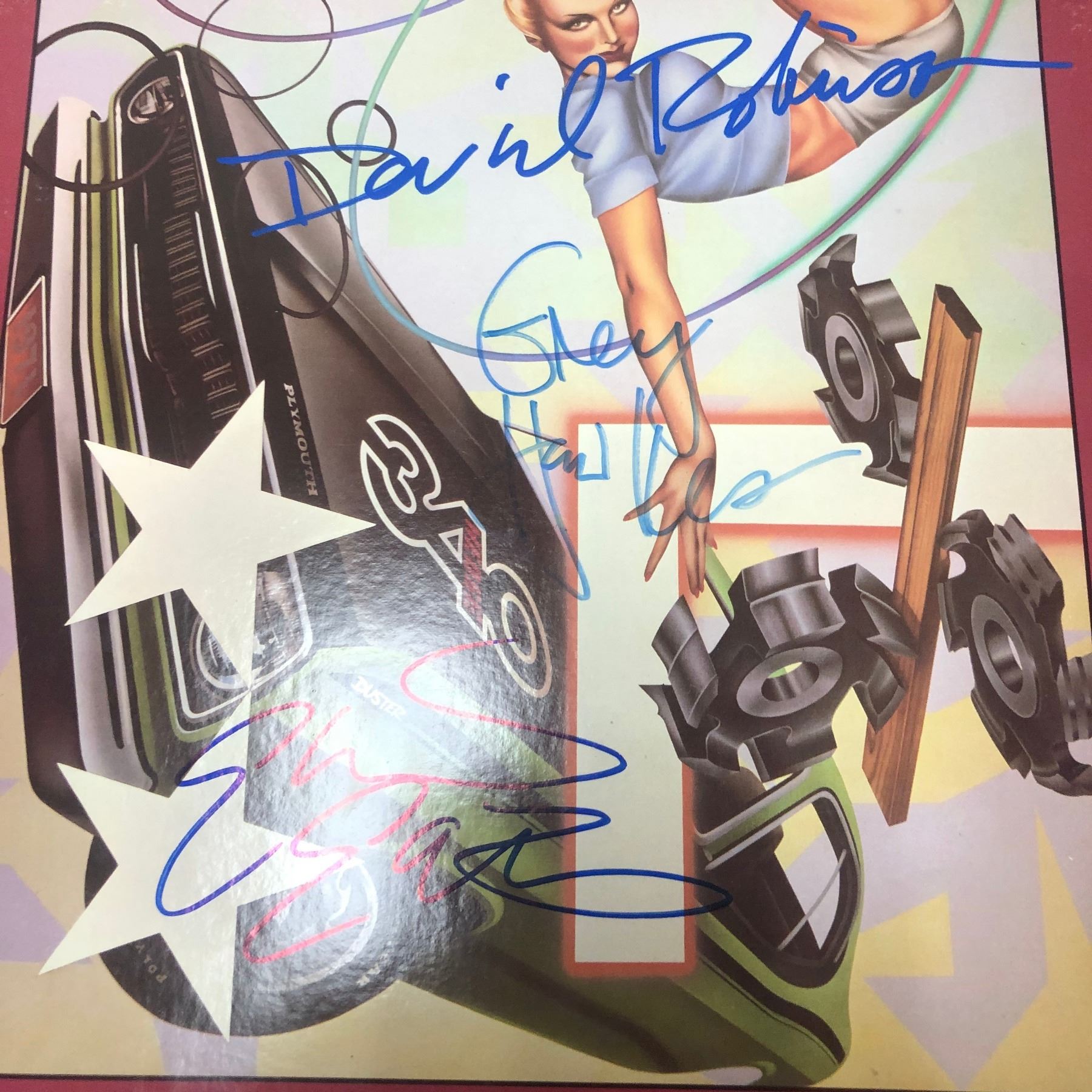 Signed Cars Heartbeat City Album Cover