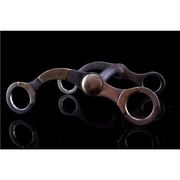 Oscar Crockett Silver Mounted Low Port Curb Bit