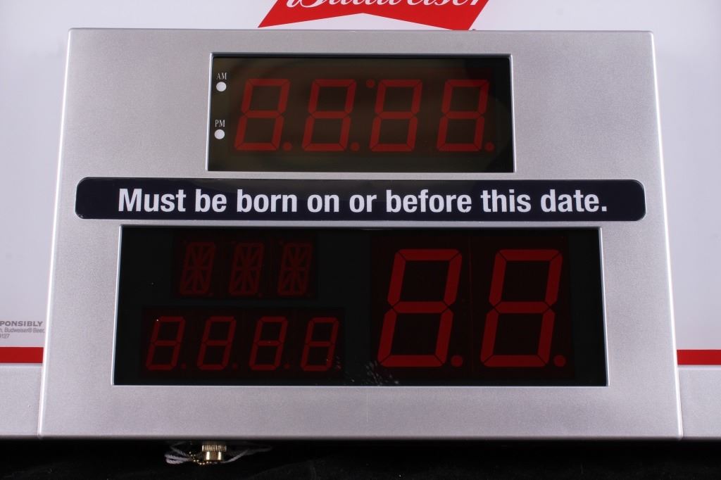Anheuser-Busch Budweiser We ID Digital Clock