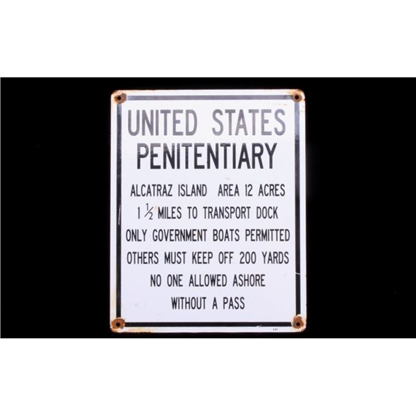Alcatraz Island United States Penitentiary Sign