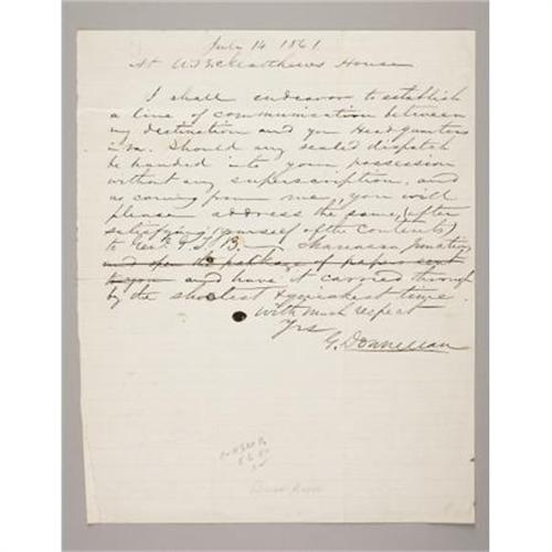 BATTLE OF BULL RUN - GEORGE DONNELLAN 1861