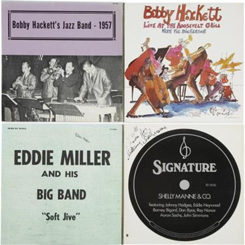 Jazz Signed LPs 4 Bobby Hackett Shelly Manne