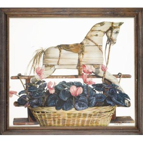 Nancy Noel Poster Rocking Horse