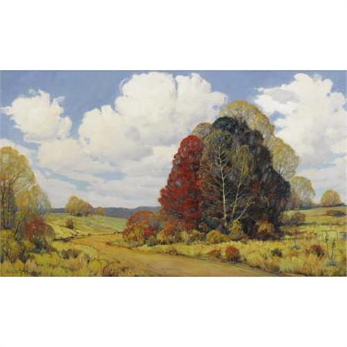 DWIGHT HOLMES, Early Texas Art, oil/ 1948