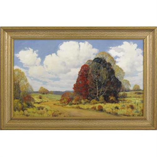 DWIGHT HOLMES, Early Texas Art, oil/ 1948