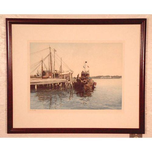 The Wharf by P Bisson in limited edition