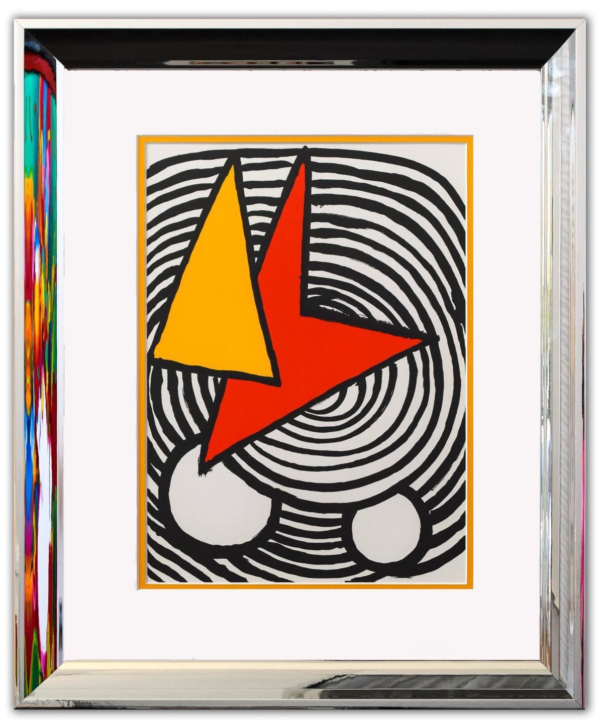 Alexander Calder- Lithograph "DLM201 - Triangle et quadrilatere"
