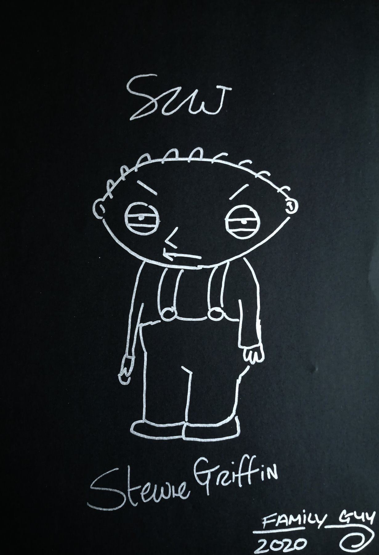 Seth Macfarlane drawing (1973-).