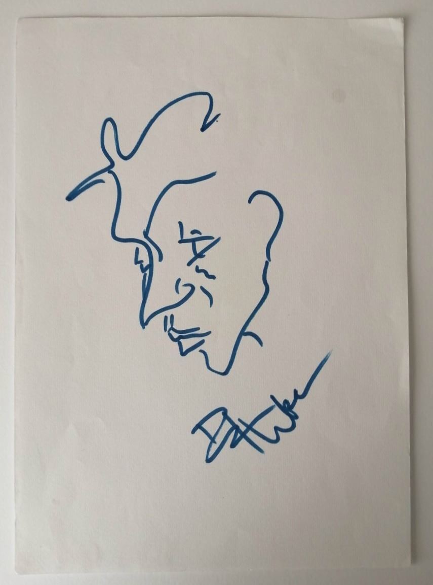 Dave Matthews self portrait.