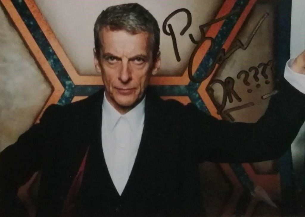 Doctor Who - Peter Capaldi signed photograph.