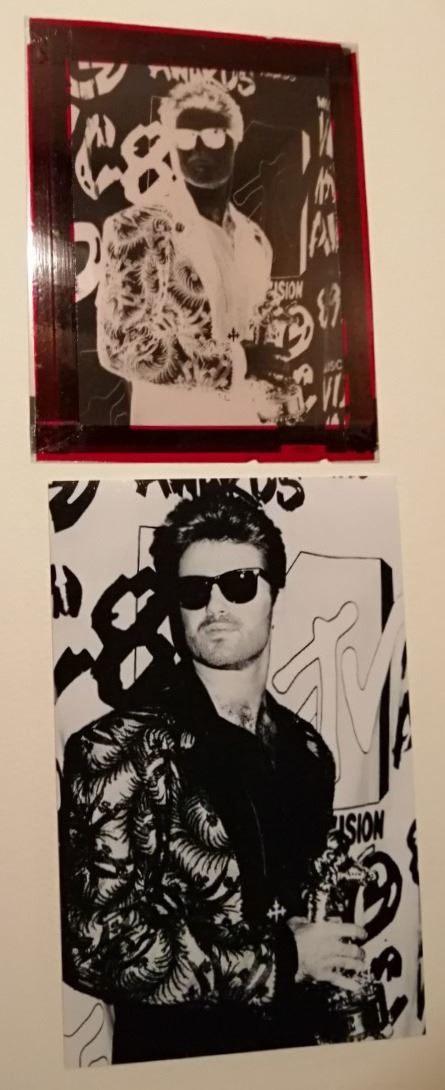 George Michael vintage negative.